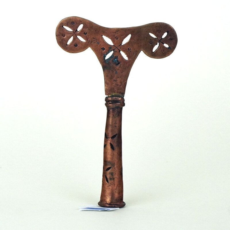 Top of Ethiopian praying stick - St. George Sculpture Gallery Axum. All ...